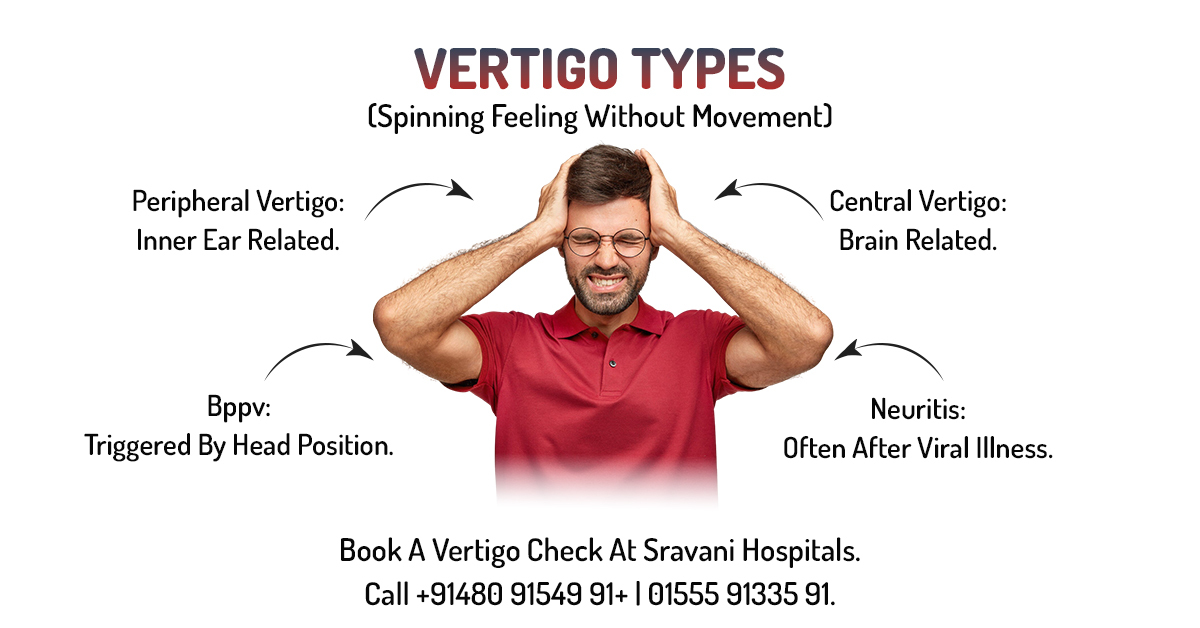 What is Vertigo: Symptoms, Causes and Types - Sravani Hospitals